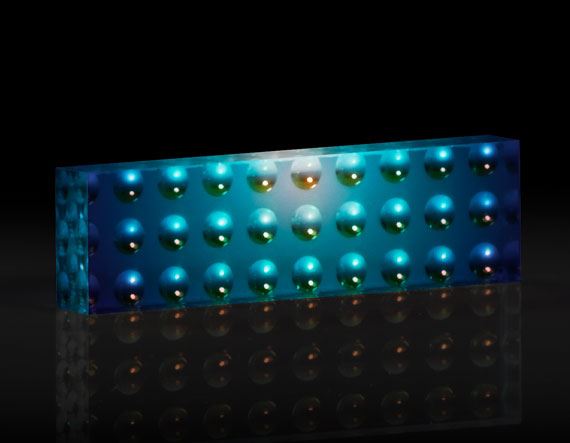 3.05 x 1.30mm, 0.192 ROC, 250μm Pitch, Fused Silica, 1 x 8 Linear ...