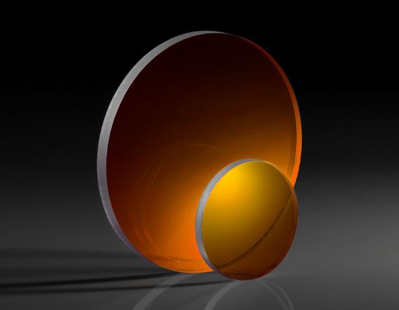 50.8mm Dia., 8mm Thick, Uncoated, ISP Optics Potassium Bromide (KBr ...