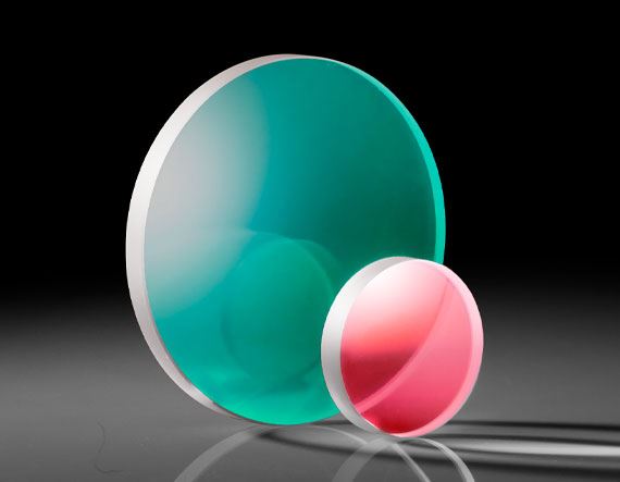 50.8mm Dia. x 75mm FL, Uncoated, ISP Optics Calcium Fluoride (CaF2) PCX ...