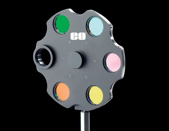 6 Position Filter Wheel Assembly for 1" Diameter Filters