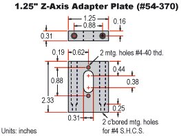 Z-Axis Brackets for Ball Bearing Stages | 에드몬드 옵틱스