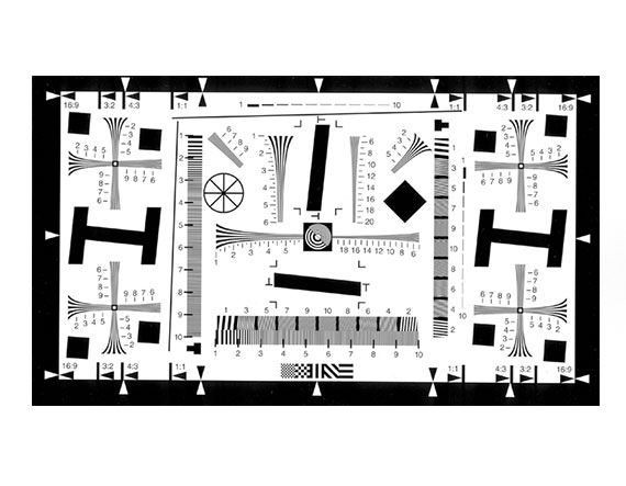 I3A/ISO 12233 Resolution Test Chart | 에드몬드 옵틱스