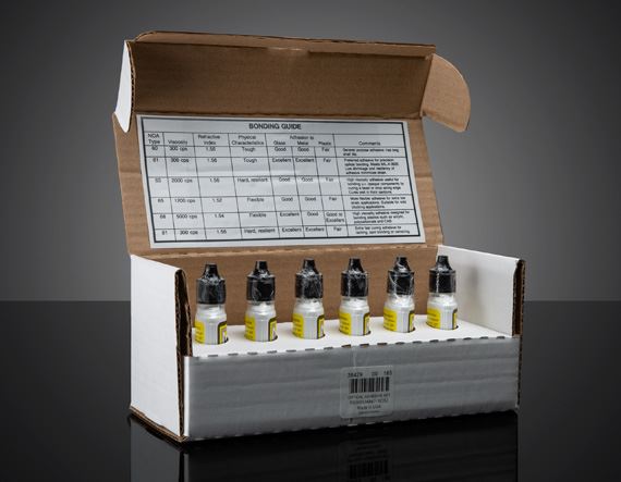 1 oz. Bottle Set of 6 Norland Optical Adhesives (NOA 60 - NOA 81)