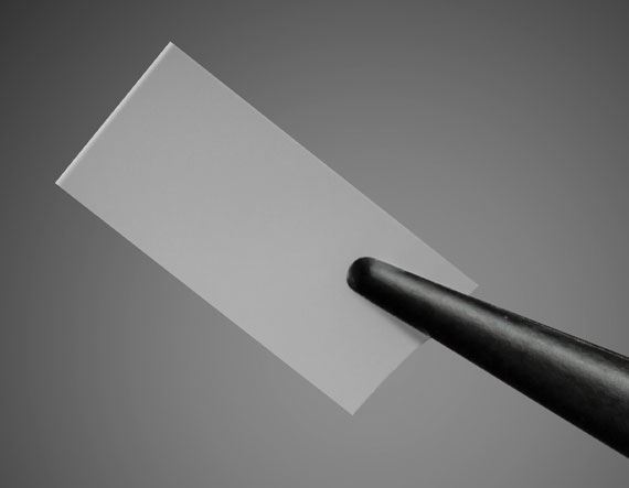 SCHOTT AS87ECO, 10 x 50mm, 0.1mm Thick, Ultra-Thin Window